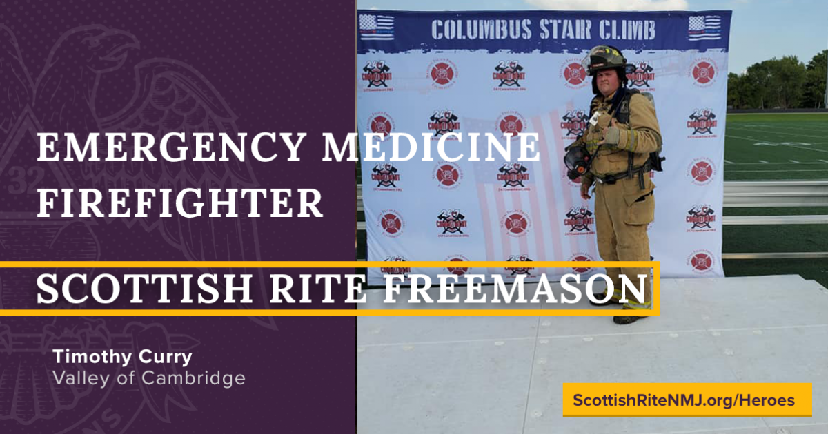 Scottish Rite, NMJ | First Responder and Brother Timothy Curry|…